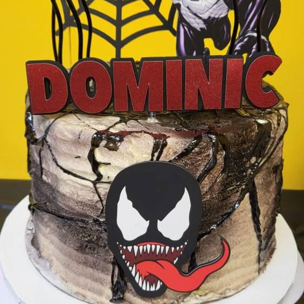 Venom Cake Topper - Venom Birthday - Etsy