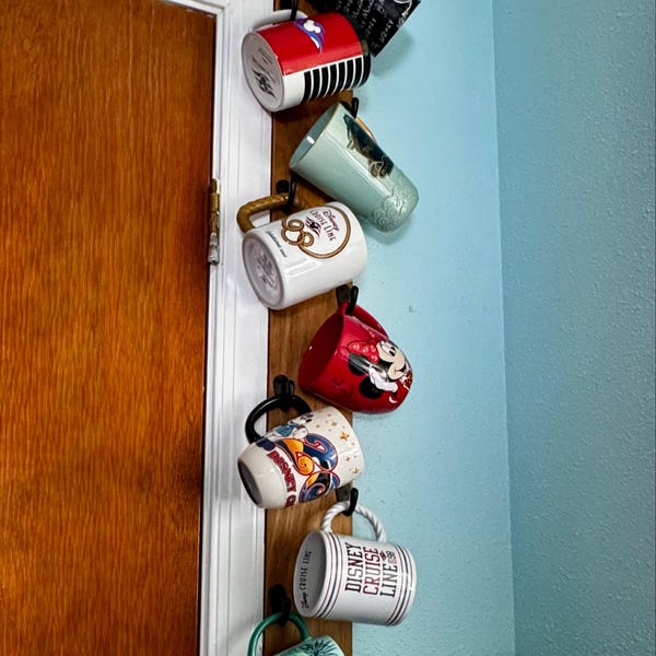 Vertical Mug Rack|space Saver Vertical Mug Holder Rack Apartment Coffee ...