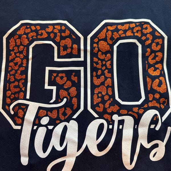 Go Tigers SVG, Cheer Mascot, School Team Pride (digital File) - Etsy