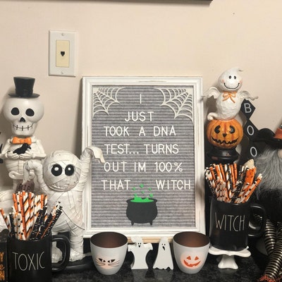 Witches Brew, Witches Cauldron, Halloween Letterboard, Halloween Letter ...