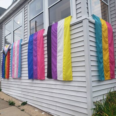 Transgender Pride Flag, Hand-sewn Trans Pride Flag, Custom Sizes ...