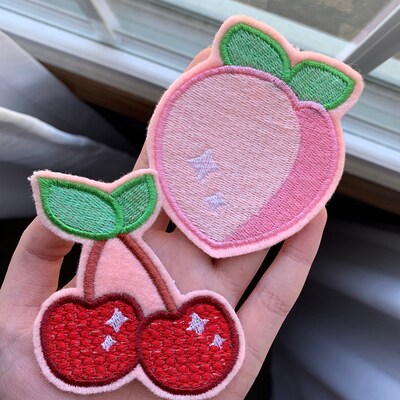 IRON ON PATCH Pink Sakura Cherry Blossom Kawaii Japan Flower - Etsy