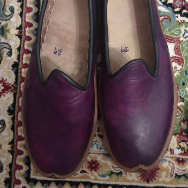 Natural Brick Color Medieval Leather Ankle Boots - Handmade Leather ...