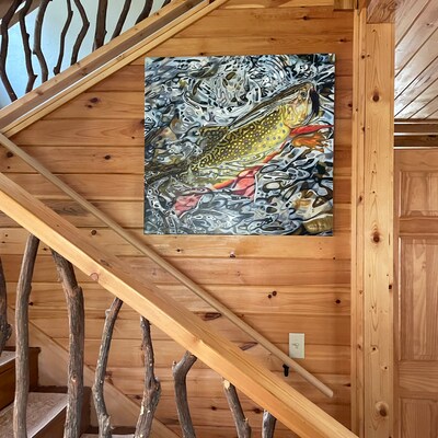 Trout Pose 18x 24 Limited Edition Fine Art Print - Etsy
