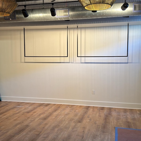 Ceiling Clothes Rack// Clothing Rack // Ceiling Rack // Ceiling Storage ...