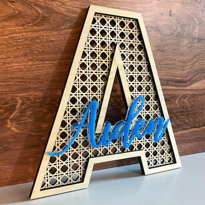 Rattan Alphabet and Numbers Cane digital Files ALPHABET 26 Letters ...