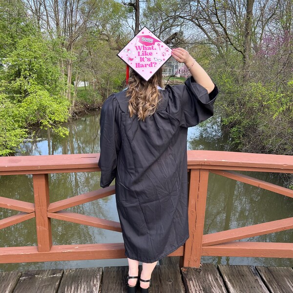 Custom Grad Cap Topper That's A Wrap Movie Theater Graduation Cap Film ...