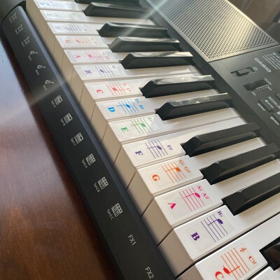 Piano and Keyboard Note Chart for 88 Keys Use Behind the - Etsy