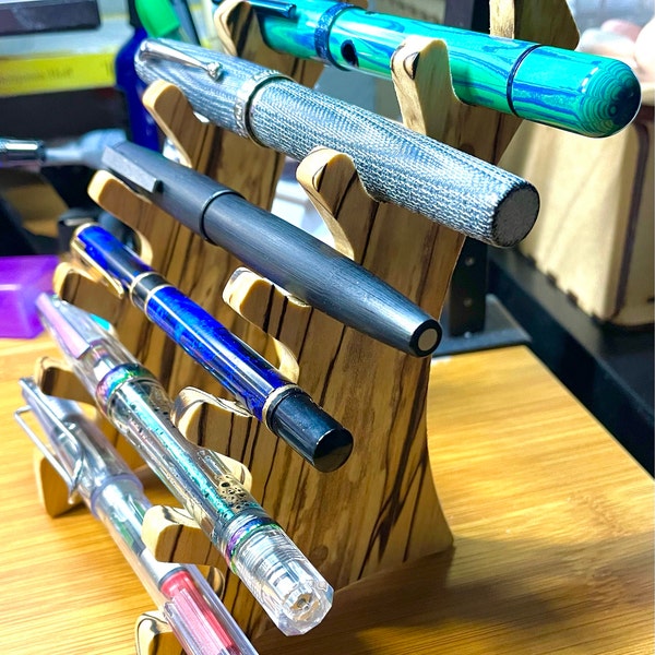 5 Pen, Multi-pen Holder in Maple - Etsy