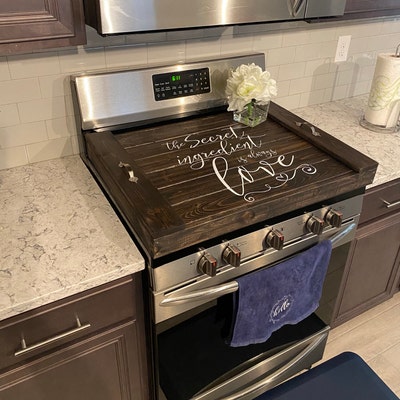 Gas Stove Top Cover / Wood Gast Stove Top Cover / Gas Noodle Board ...