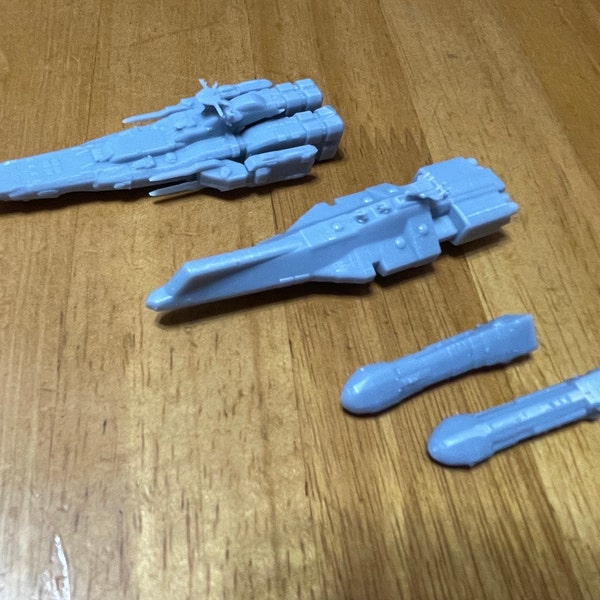 Tokugawa Class - 1", 3", 6" or 12" Model - Custom Kit Robotech Space ...