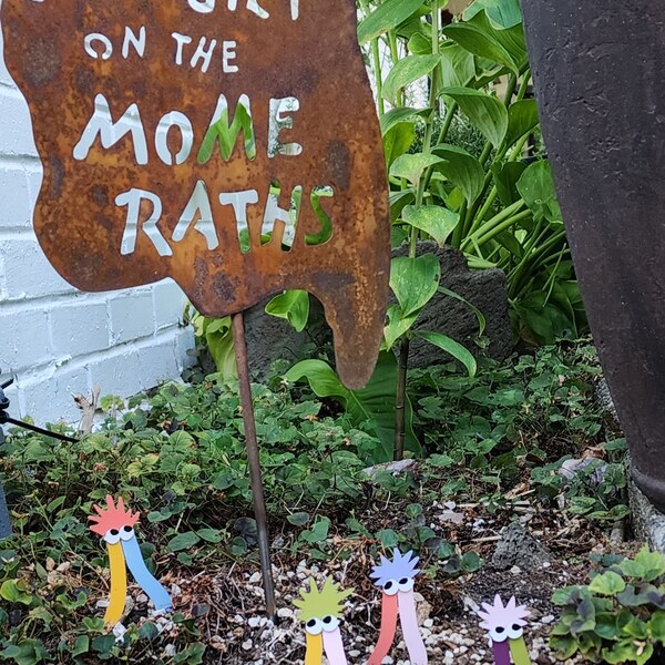Don't Step on the Mome Raths Yard and Garden Stick Sign Alice in ...