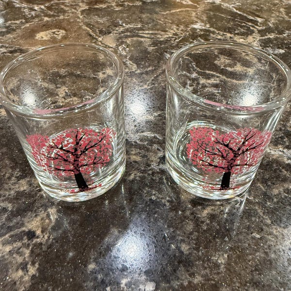 Cherry Blossom Color-changing Glass / 60 Ml, 240 Ml - Korean Soju Shot ...