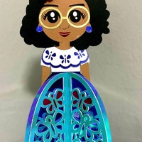 SVG Templates. 3D COLOMBIAN DOLL. Girls Gift. Party Decorations. Dxf ...