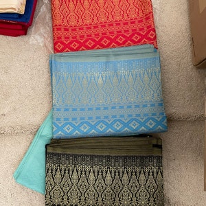 32x66 Inches of Each Piece Lao Sinh Materials Not A Readymade | Etsy