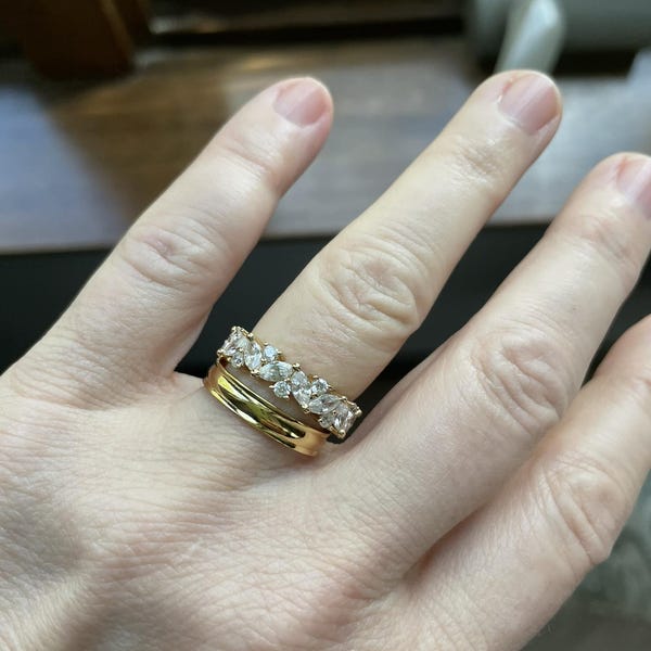 Gold Band, Simple Ring, Minimalist Ring Dainty Ring Plain Ring Simple ...