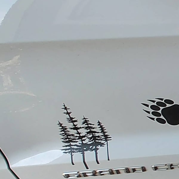 Fir Tree Vinyl Decal: Wilderness Car Laptop Sticker - Etsy