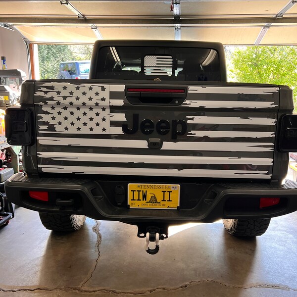 American Flag Decal Fits Jeep Gladiator Rear Window - Etsy