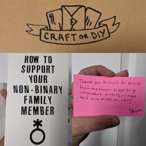 How to Support Your Non-binary Family Member Nonbinary Ally Zine ...