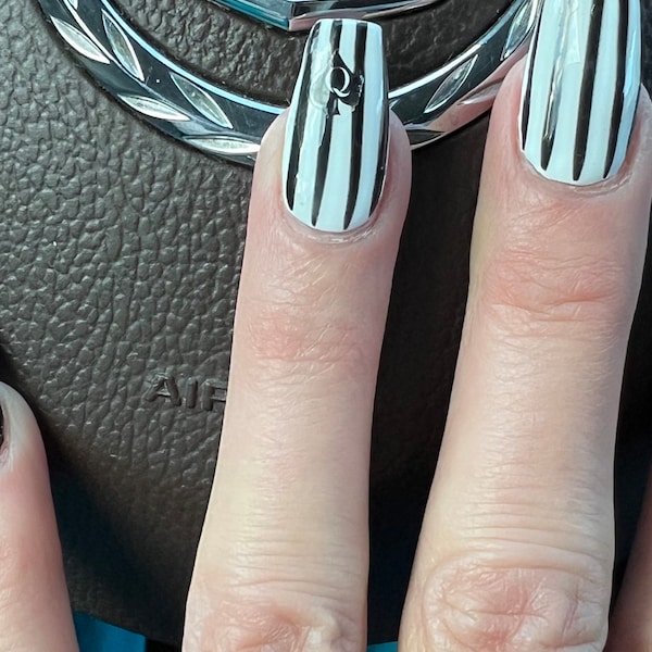 QOS SLIM - 45pcs Queen of Spades 3D Nail Sticker Hotwife Vixen Sissy ...