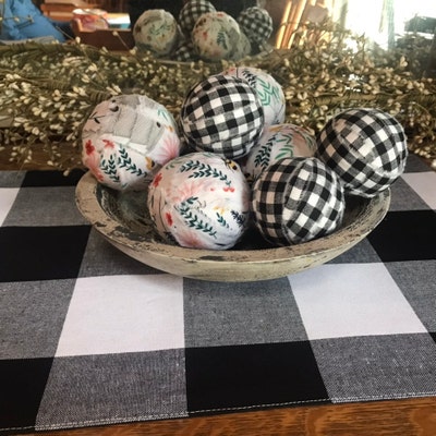 Rustic Bee Rag Balls Honey Bee Home Decor Bee Tiered Tray Decor Rustic ...