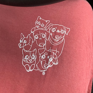 Custom Portrait Shirt, Comfort Colors Custom Portrait From Photo ...