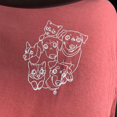 Custom Portrait Shirt, Comfort Colors Custom Portrait From Photo ...