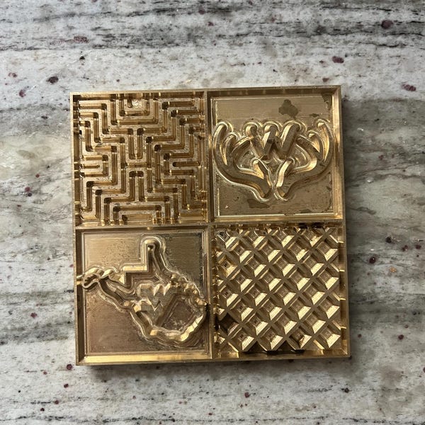 Custom Clay Stamp With Your Name, Personalized Pottery Stamp, Clay ...