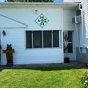 Barn Quilt Address Sign Custom - Etsy