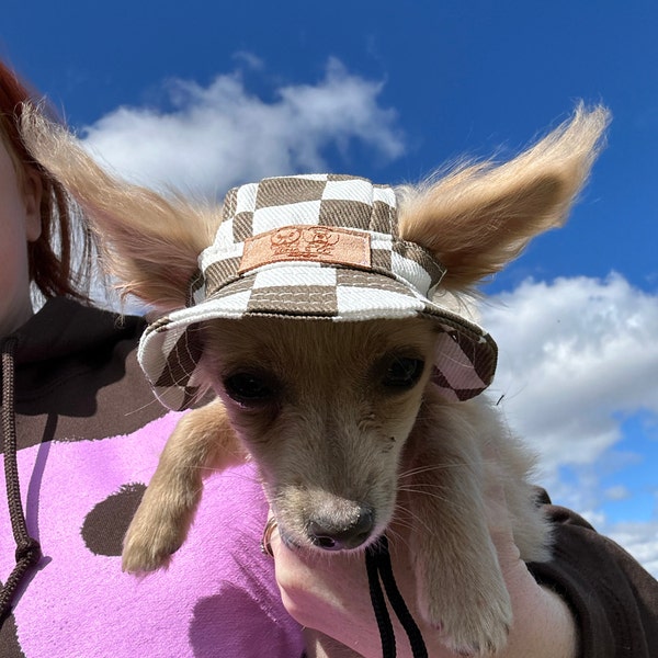 Dog Hat | Bucket Hat | Puppy Hat | Dog Visor | Sun Protection Cap ...