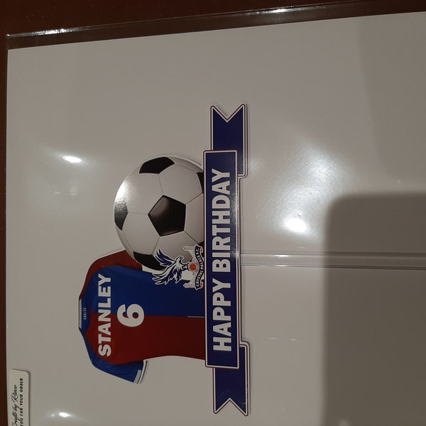 Tottenham Hotspur Inspired Cake Topper - Etsy