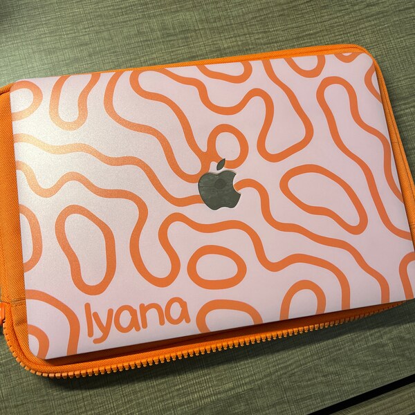 Retro MacBook Case Abstract Vintage MacBook Pro 13 16 Air 13 2020 12 15 ...