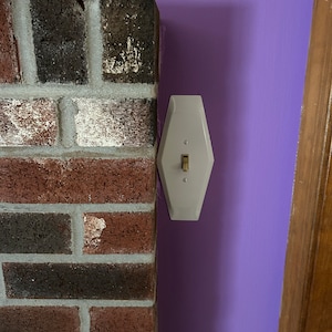 Hexo Painted Mid Century Modern Atomic Hexagon Light Switch Outlet ...