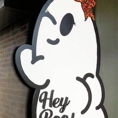 Hey Boo Laser SVG / Halloween Design - Etsy