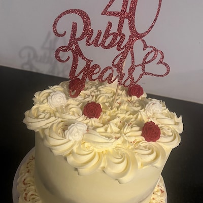 12 Red Roses Flowers Edible Cake Toppers Sugarcraft Wedding - Etsy