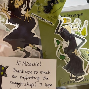 Severus Snape Sticker Set - Etsy