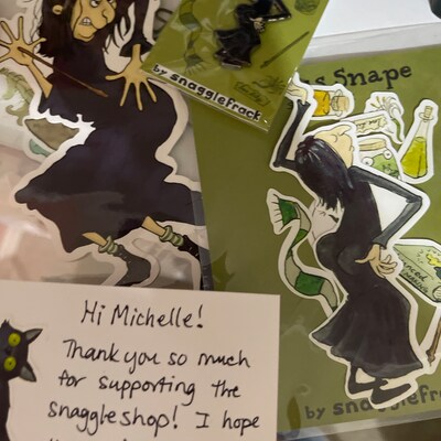 Severus Snape Sticker Set - Etsy