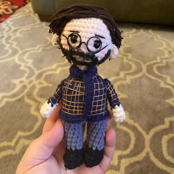 Custom Crochet Doll, Custom Portrait Doll, Mini Me Doll, Look Alike ...