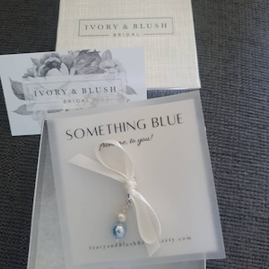 Something Blue Bracelet, Something Blue for Bride, Bridal Shower Gift ...