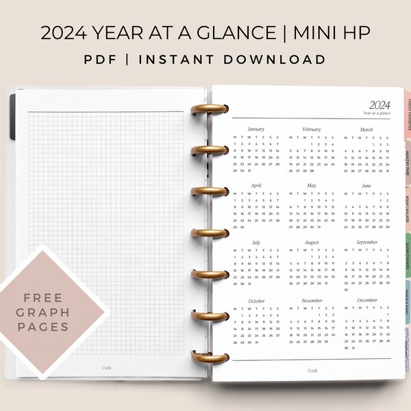 20 Planner Inserts Flat Lay Mockups/ Minimalist Planner Insert Mockups ...