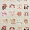 Boho Thank You Stickers SVG PNG Bundle Digital Thank You Printable ...