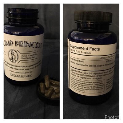 Pump Princess Organic Lactation Herbal Supplement - Etsy