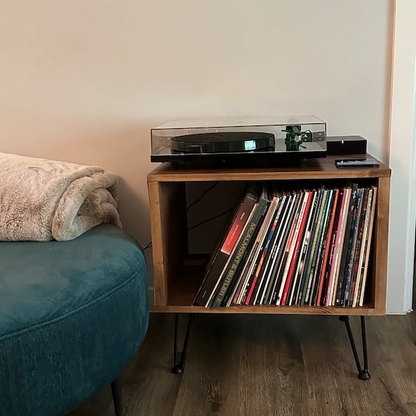 METRO – Vinyl Record Storage Cabinet TV Sideboard TV Unit Media Console ...