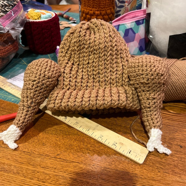 Cooked Turkey Hat Crochet Pattern - Etsy