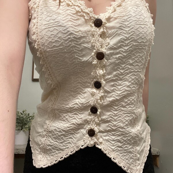 Luna Top in Black Subversive Top, Slit-weave Fairy Top, Y2K Top - Etsy