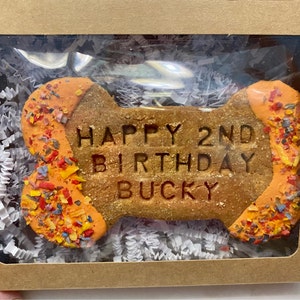 Large Personalized Bone Happy Birthday Happy Push Day - Etsy