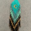 Aurora Borealis North Pole Seed Bead Fringe Earring Pattern, Northern ...