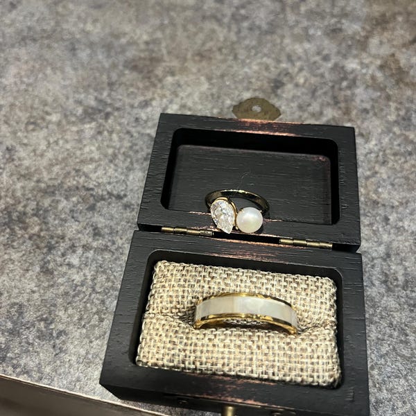 Red Ruby Ring, Rose Gold Red Ruby German Glass Wedding Tungsten Carbide ...