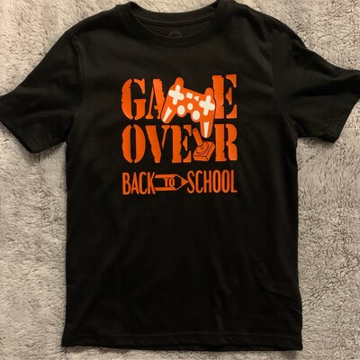 Back to School SVG, First Day of School SVG, Game Over Svg, Game Over ...