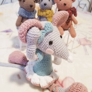 PATTERN Ballerina-mouse Crochet Pattern, Amigurumi Pattern, Crochet ...